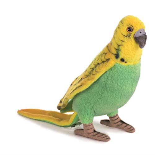 Lifelike Yellow Parakeet Stuffed Animal by Hansa – Atharvaimports.com