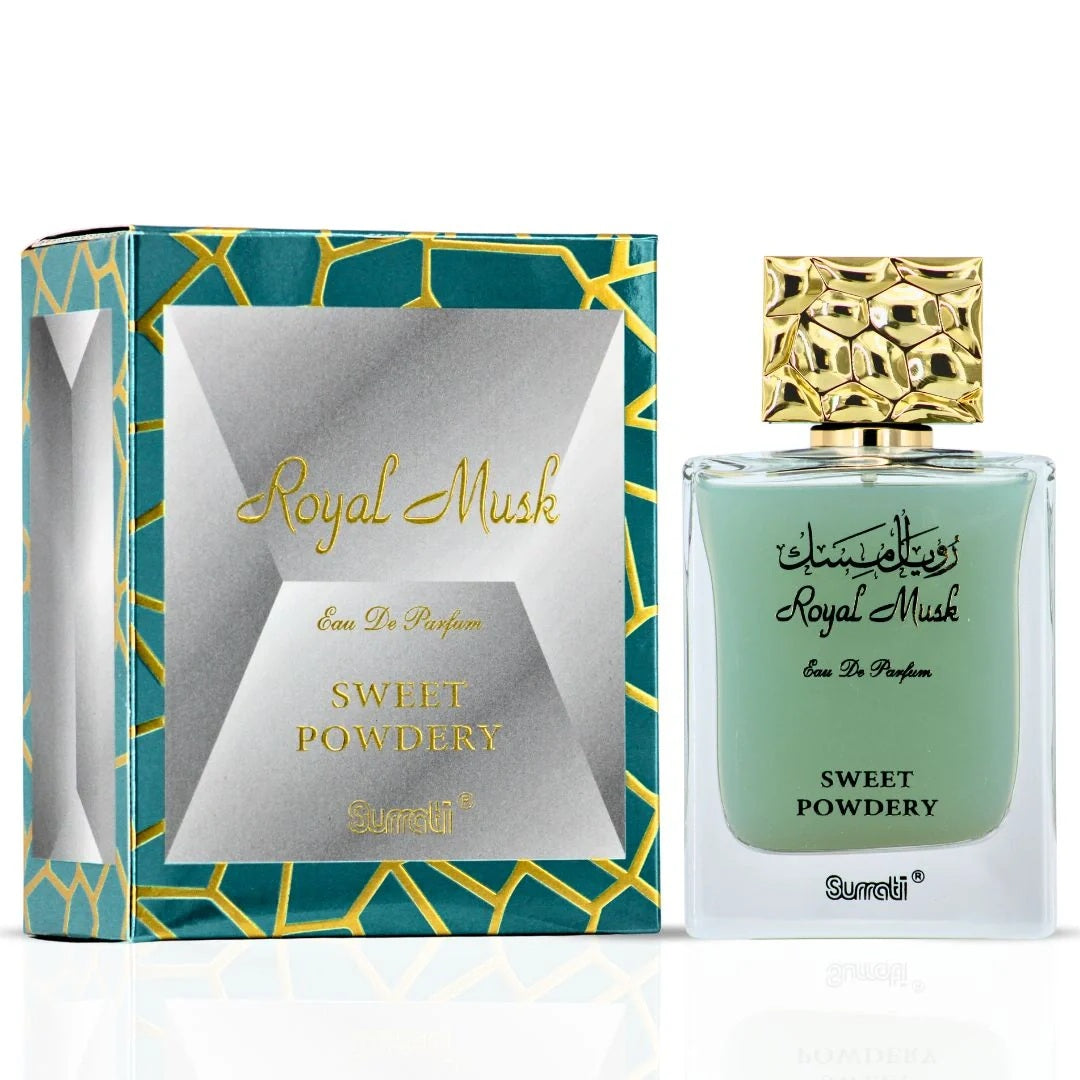 Surrati Royal Musk Sweet Powdery Eau de Parfum Spray for Women, 3.4 Fl ...